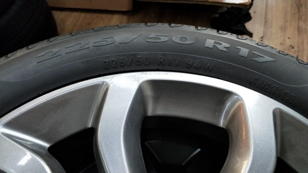 Mercedes Benz W205 17inch wheels set, Car Accessories, Tyres & Rims on ...