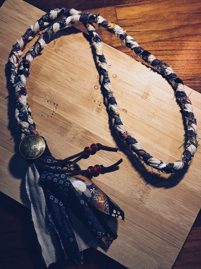 Nardivals Custom Handmade Boro Tie Necklace, Women's Fashion, Jewelry ...