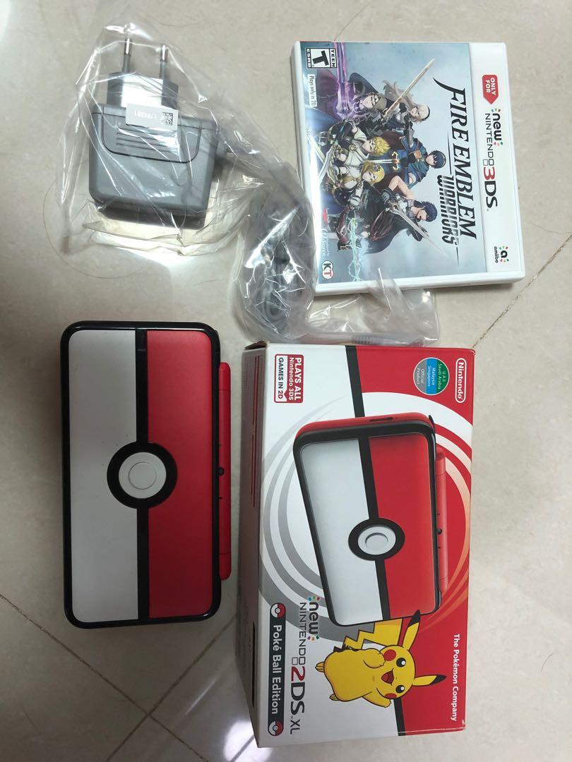 New Nintendo 2DS XL Pokeball edition, Video Gaming, Video Game Consoles ...