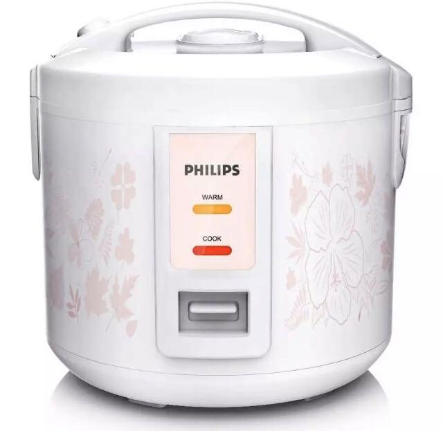 Philips Daily Collection Rice cooker 1.5L HD3016, TV & Home Appliances ...