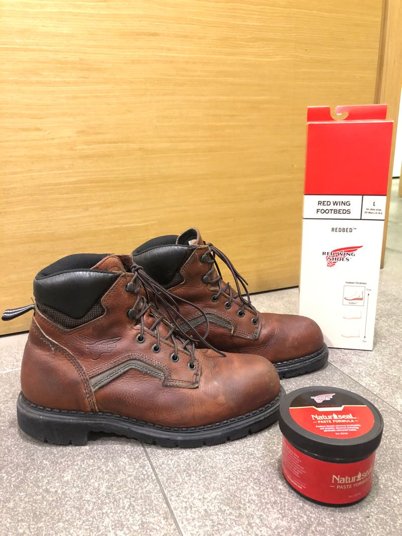 Red Wing Safety Boot Steel Toe, Men's Fashion, Footwear, Boots on Carousell