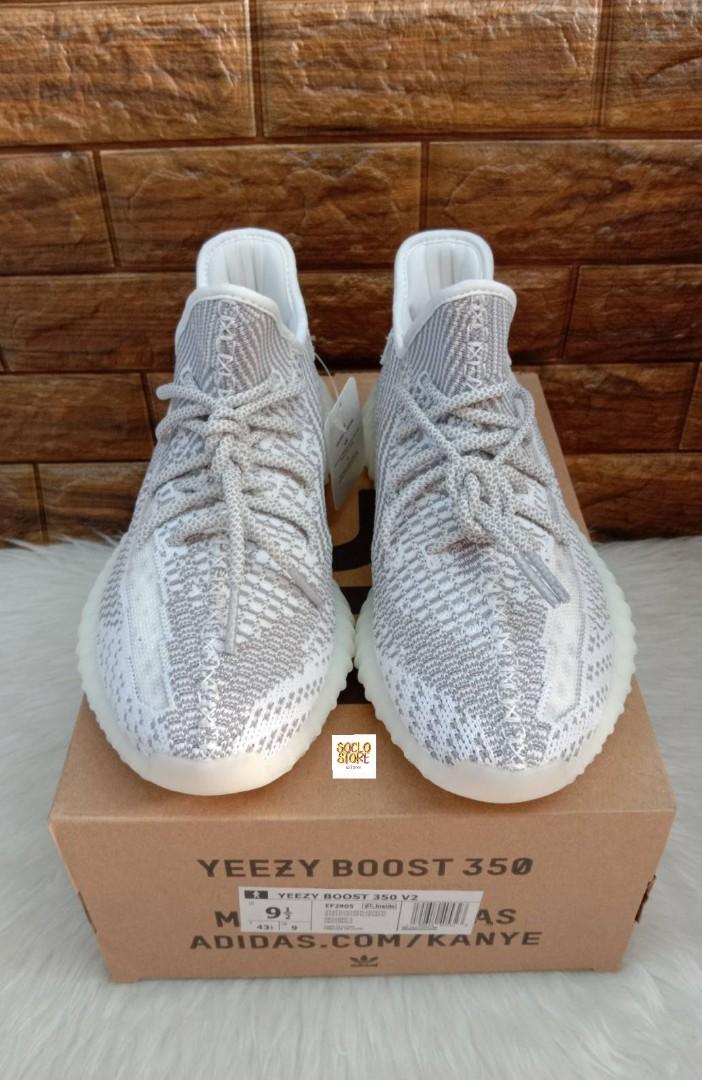 SEPATU ADIDAS YEEZY BOOST V2 STATIC REFLECTIVE LACELES PERFECT KICKS PK ...