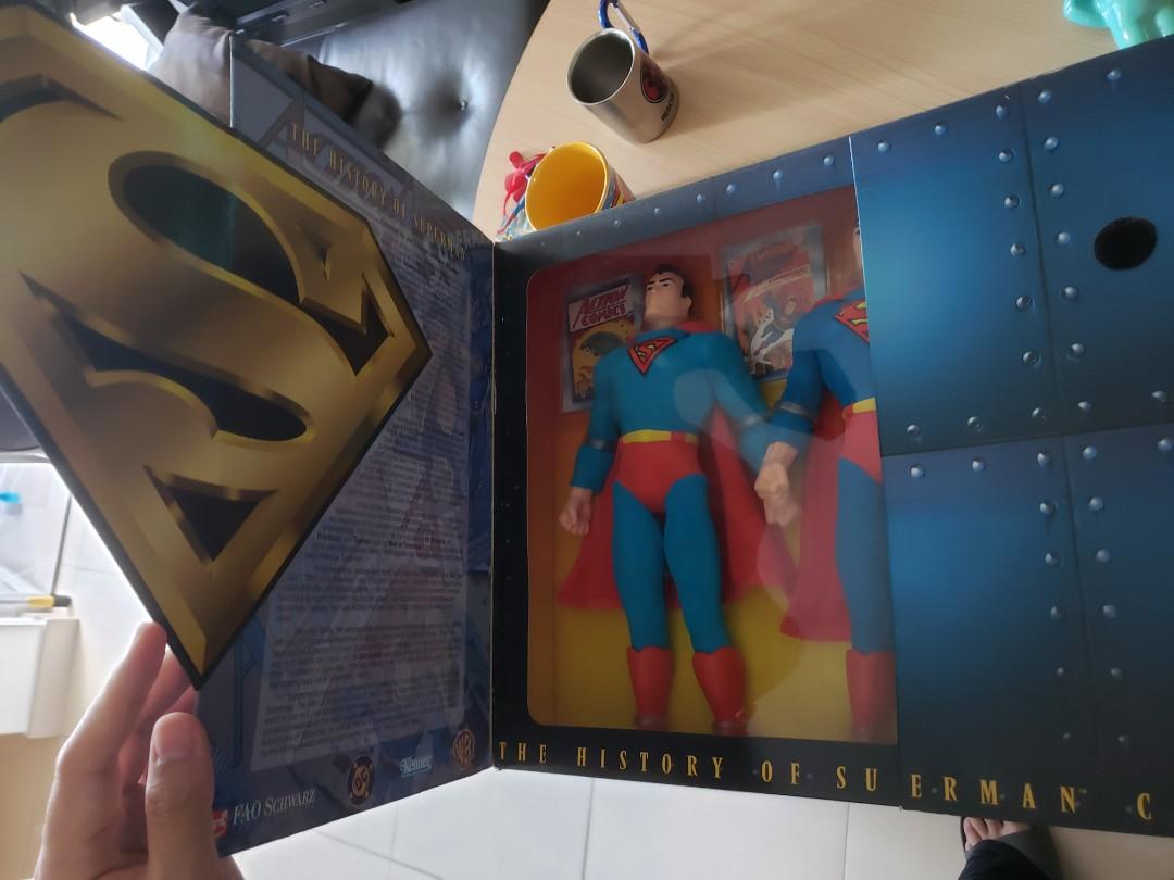 懷舊絕版"The History of Superman Collection" figure box set, 興趣及遊戲, 玩具 & 遊戲 ...