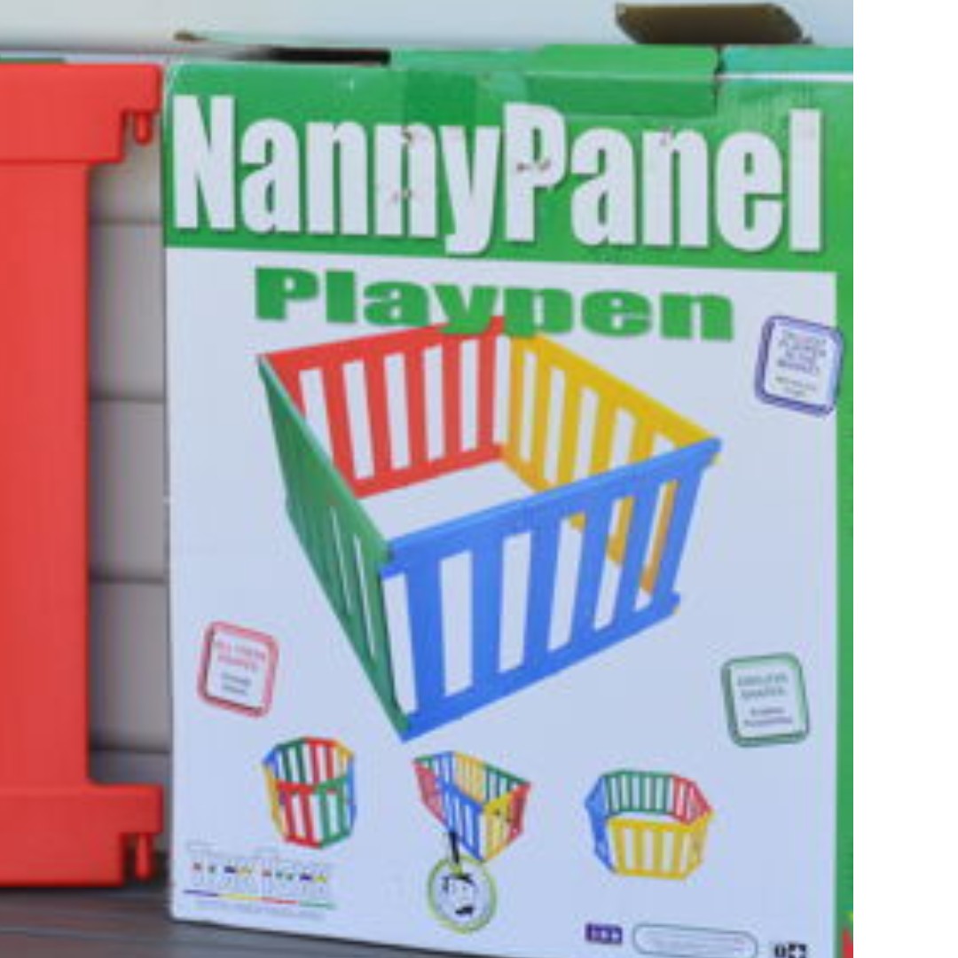 Tikk Tokk Nanny Panel Playpen + extension, Babies & Kids, Baby Nursery ...