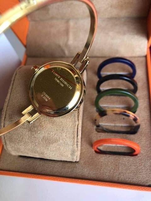 TORY BURCH SET W/BEZEL AUTHENTIC WATCH, Women's Fashion, Watches ...