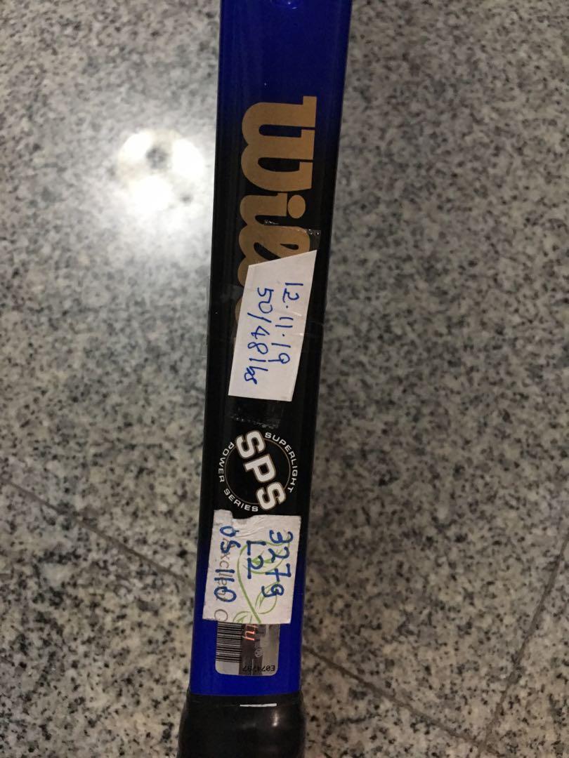 Wilson Tennis Racket Aero Comp 110 Oversize, Sports Equipment, Sports ...