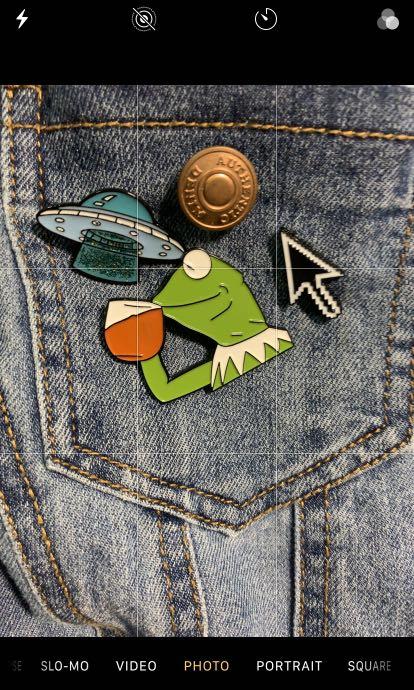 [3 FOR $9] Enamel Pins / Kermit, UFO, Cursor Set, Design & Craft ...
