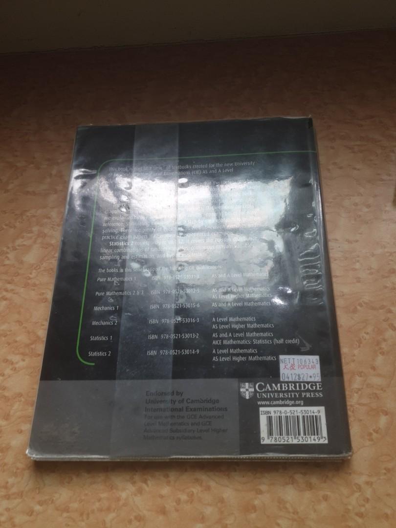 Advanced Level Mathematics: Statistics 2, Hobbies & Toys, Books ...