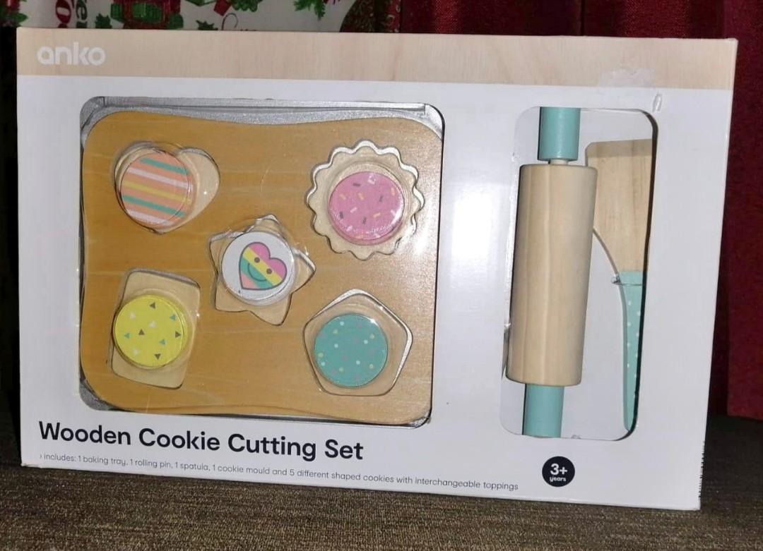 Anko by Kmart Wooden Cookie Cutting Set, Babies & Kids, Nursing ...