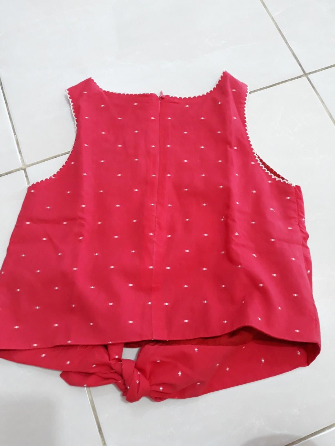 Barbie atasan merah, Bayi & Anak, Baju Anak Perempuan, 4 hingga 7 tahun ...
