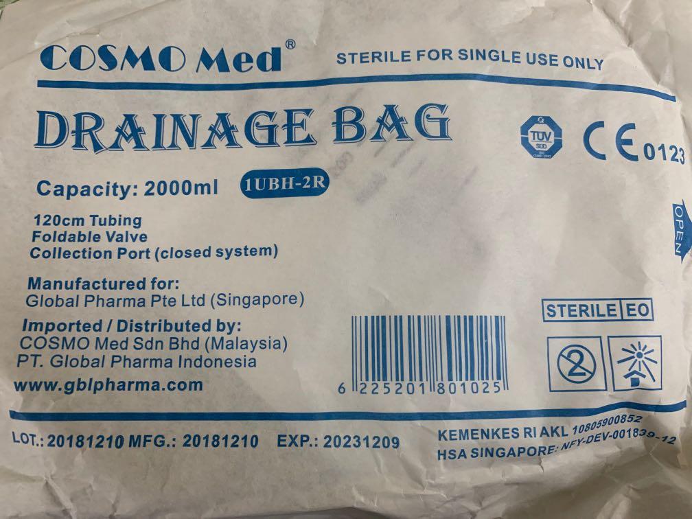 Cosmo med drainage bag, Everything Else on Carousell