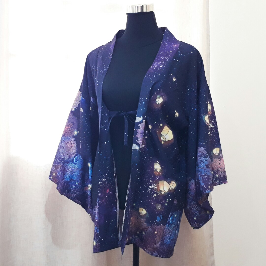 Dark Purple Galaxy Haori, Hobbies & Toys, Memorabilia & Collectibles, J ...