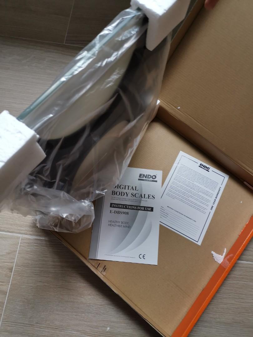 ENDO (Japan) Digital Weighing Scale (Bodyfat Analysis), Health ...