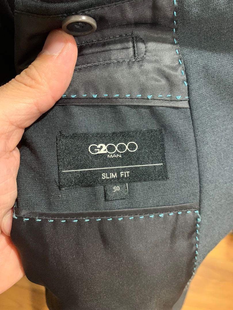 G2000 grey suit (jacket and pants), Men's Fashion, Coats, Jackets and ...