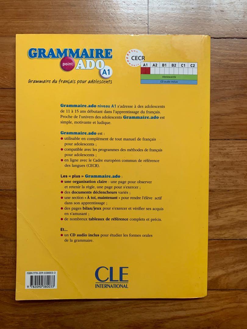 Grammaire point ado A1 (including CD), Hobbies & Toys, Books ...
