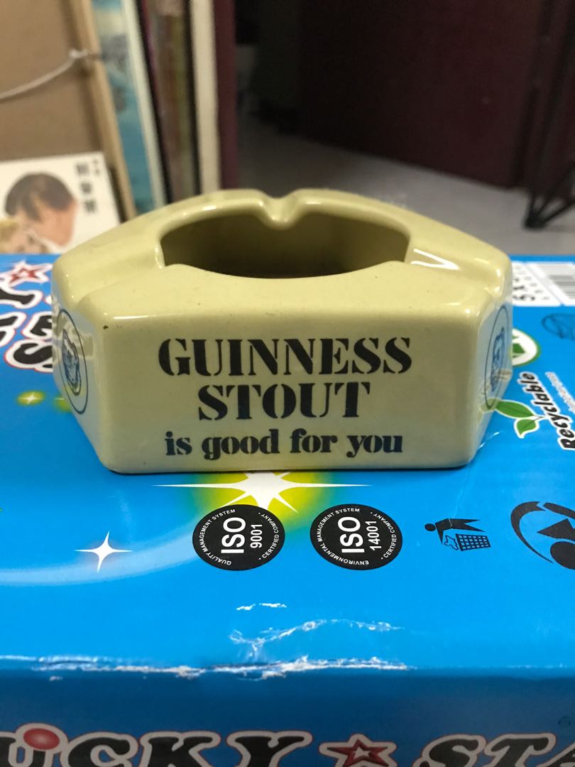Guinness Ashtray, Furniture & Home Living, Home Decor, Vases ...