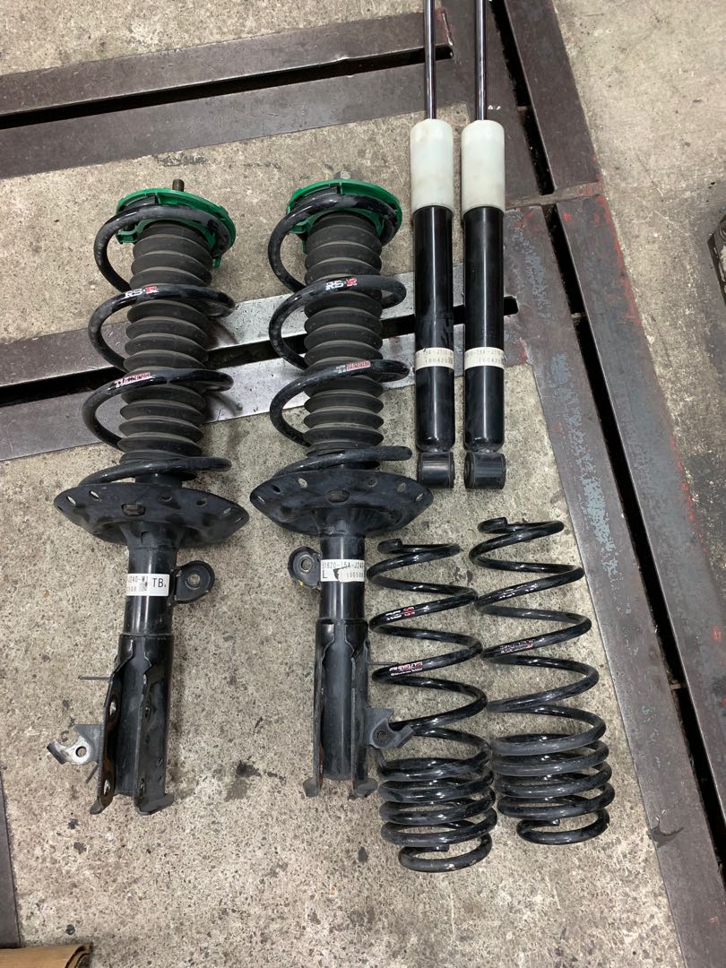 Honda Jazz GK5 shock absorber with RSR TI2000 spring, Car Accessories ...