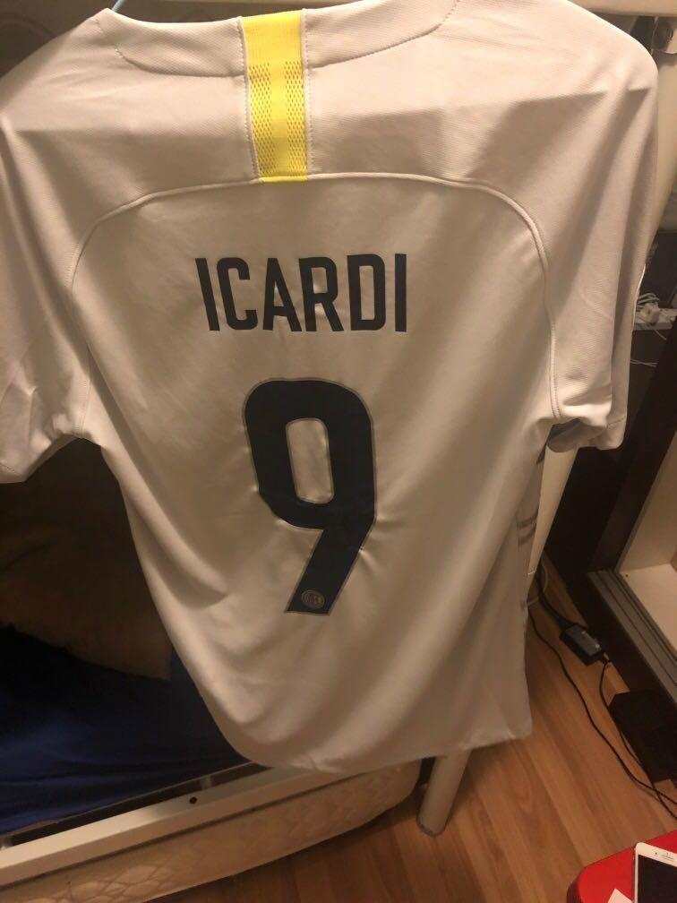 Inter Milan 3rd Kit (Champions League Kit with Icardi 9), Sports ...