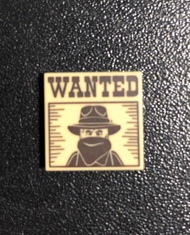 LEGO Wanted Poster Cowboy Plate, Hobbies & Toys, Toys & Games on Carousell