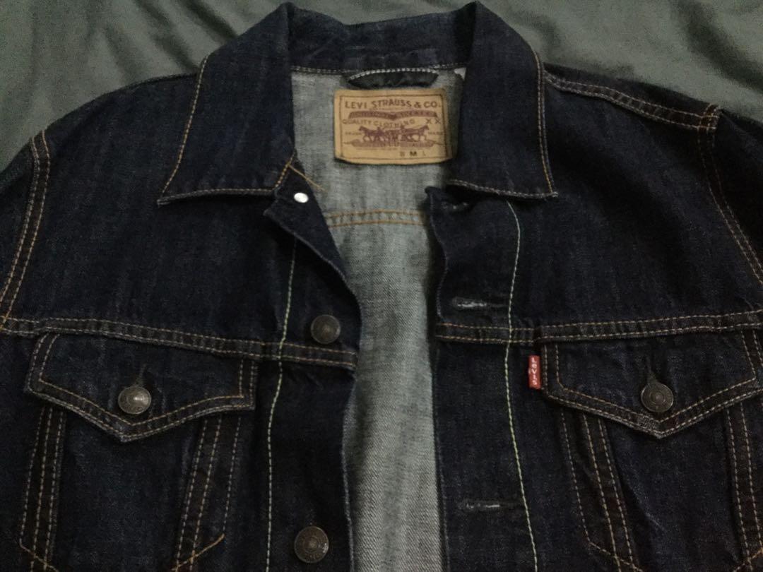 Levis Maong Jacket, Men's Fashion, Tops & Sets, Hoodies on Carousell