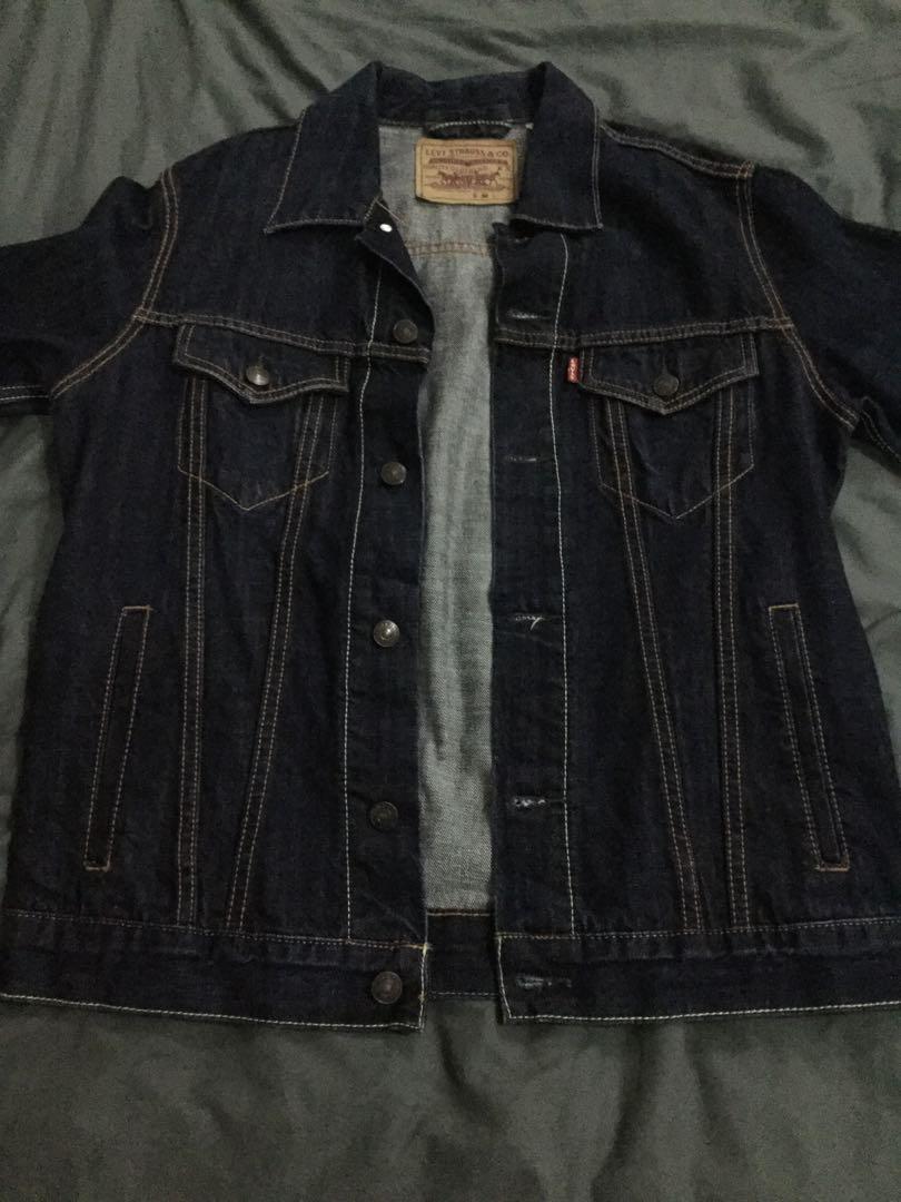 Levis Maong Jacket, Men's Fashion, Tops & Sets, Hoodies on Carousell