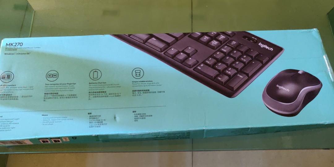 Logitech MK270 wireless keyboard and mouse, Computers & Tech, Parts & Accessories, Mouse ...