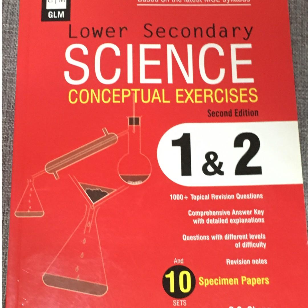 Lower Secondary 1 and 2 Science Exercise Book Conceptual Exercises MOE ...