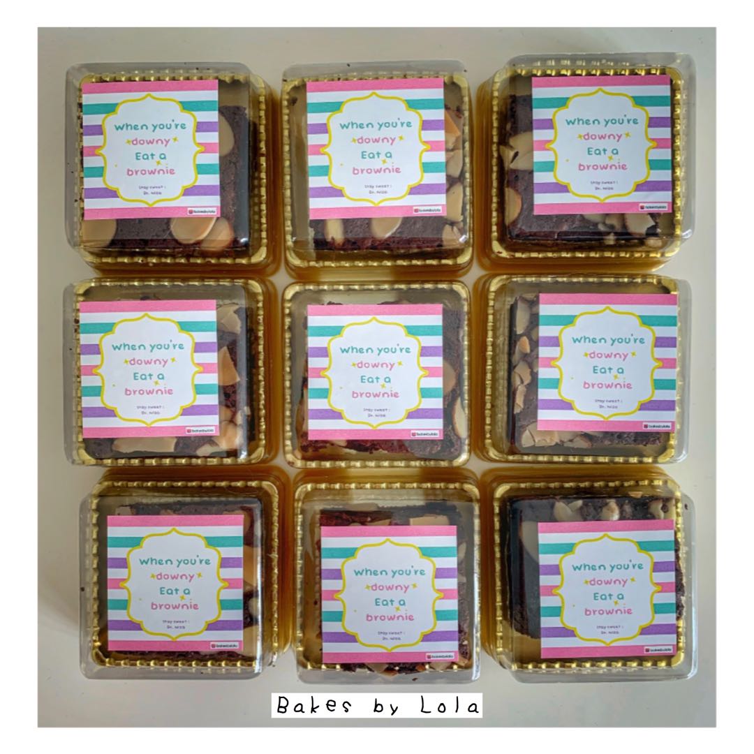 Mini brownies + sticker, Food & Drinks, Packaged & Instant Food on ...