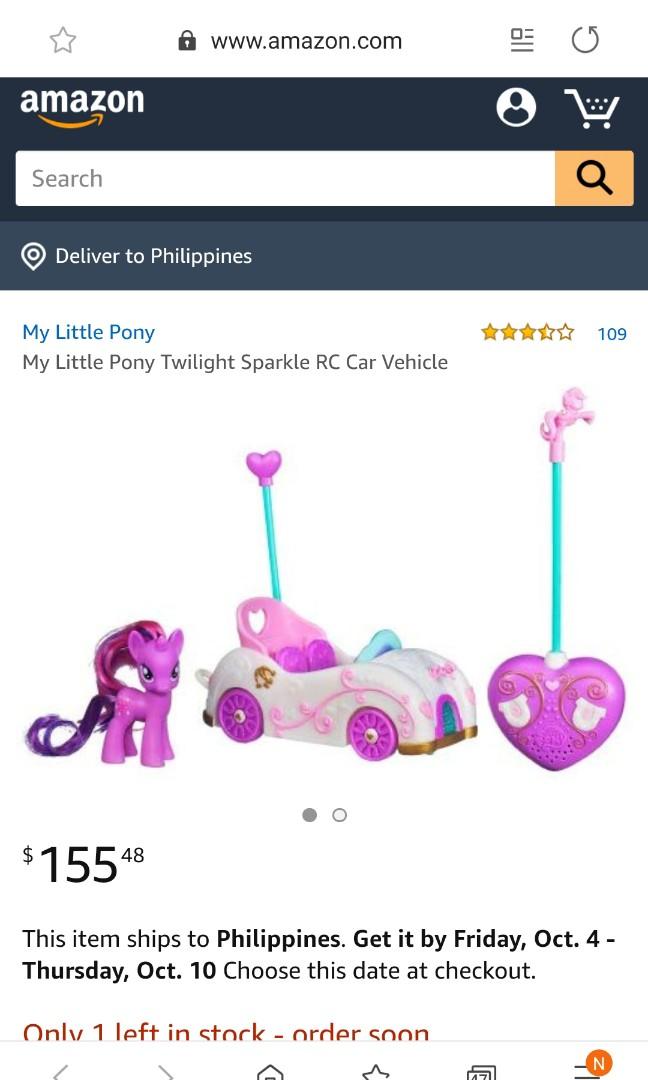 My Little Pony Remote controlled car and Pink Panther Wall clock ...
