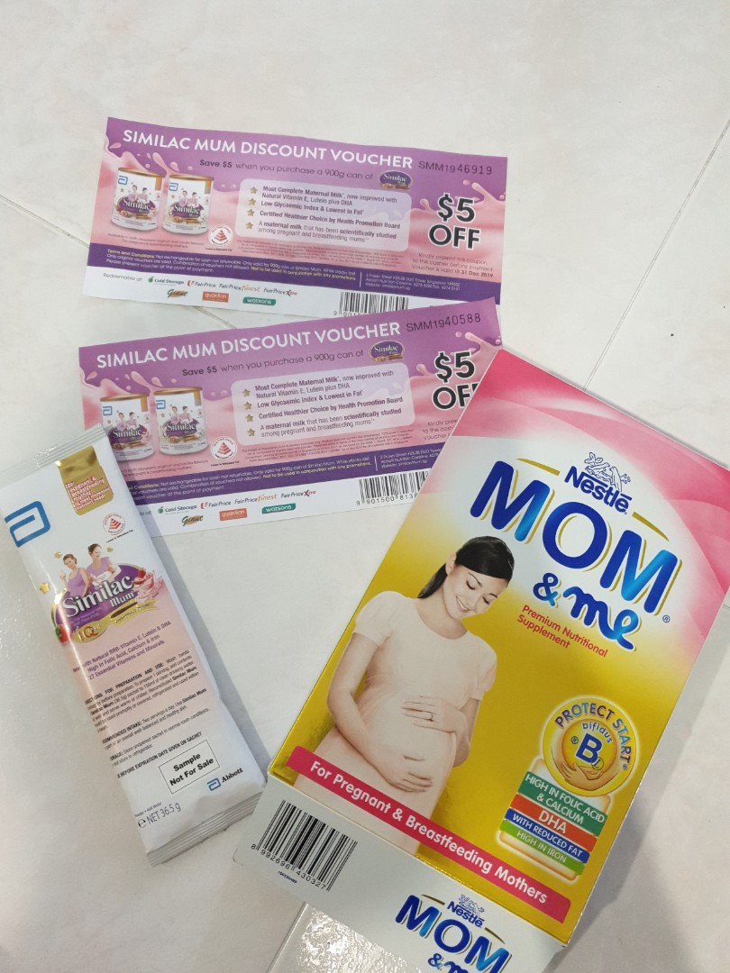 #Blessing Nestle mom and similac mum sample, Free Items on Carousell