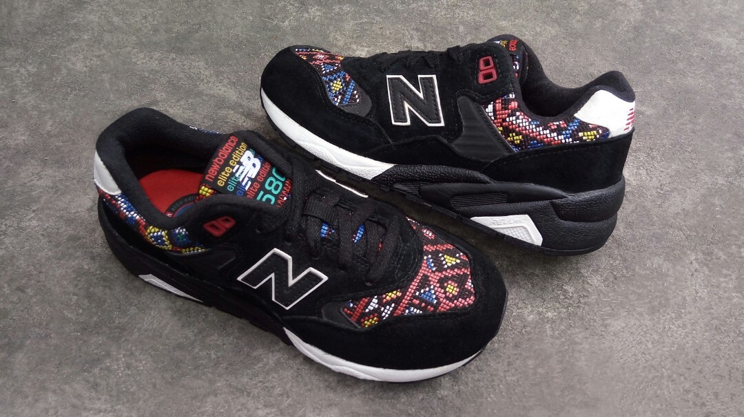 New Balance 580 Elite Edition Aztec Black Multicolor Mexican Tiles ...