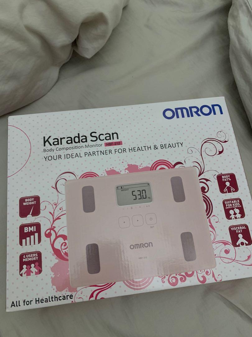 New Omron karada body fat scan, Health & Nutrition, Health Monitors ...