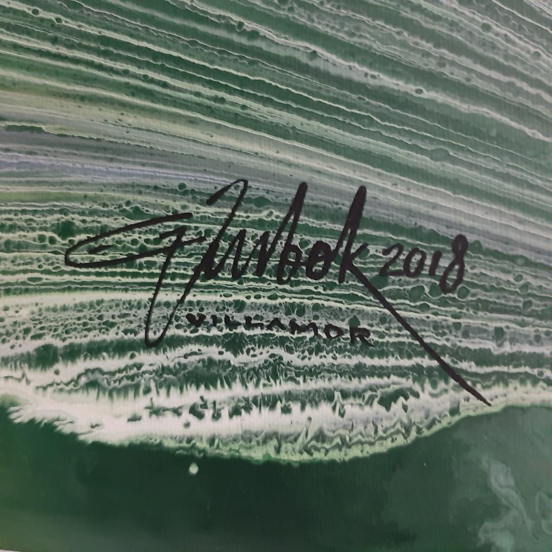 Ombok Villamor "Peaceful Reflection" with Certificate of Authenticity ...