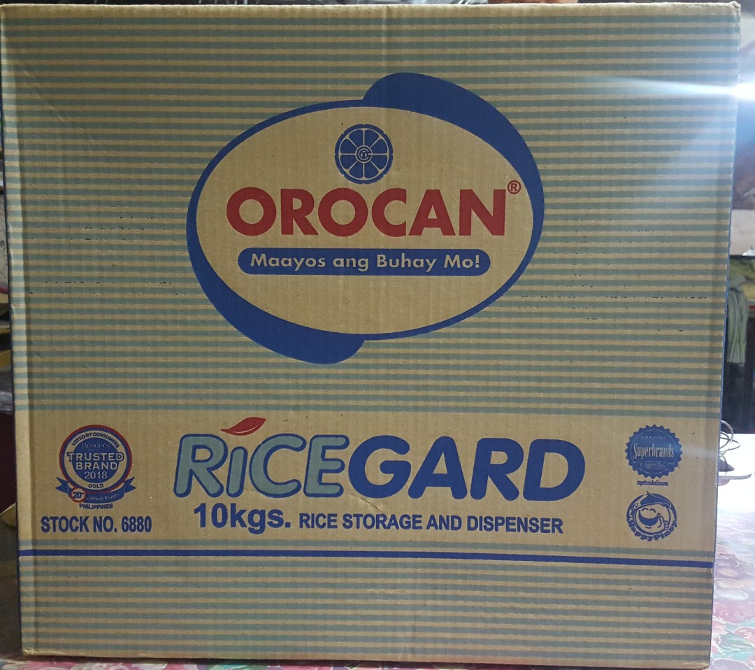 Orocan Rice Storage and Dispenser, Furniture & Home Living, Kitchenware ...