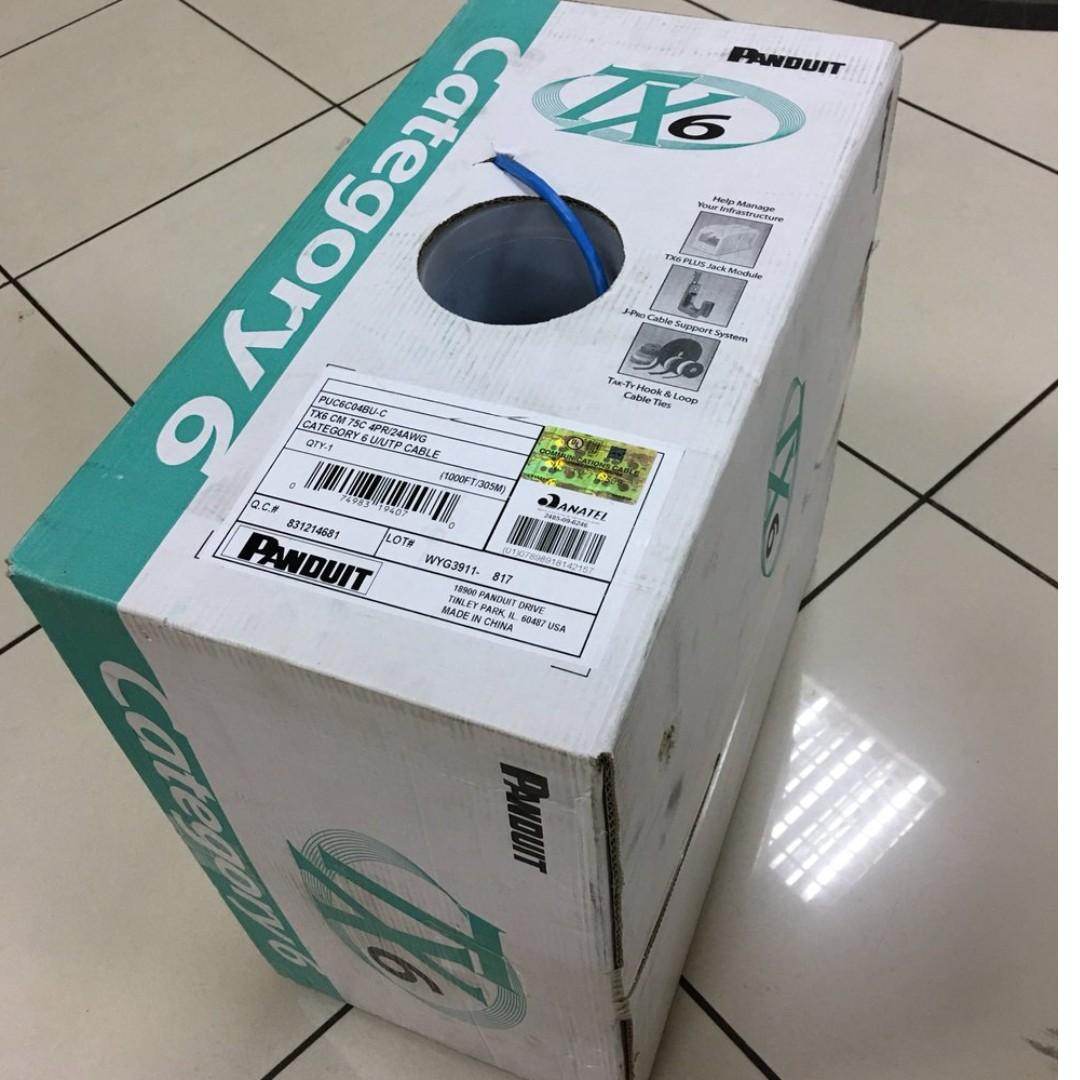 PANDUIT CAT6 CABLE, Computers & Tech, Parts & Accessories, Cables ...