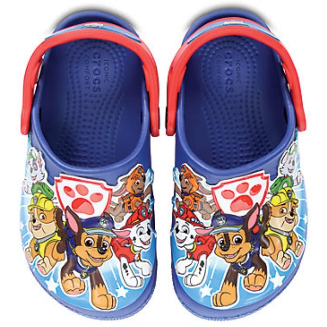 Paw Patrol Crocs, Luxury, Apparel on Carousell