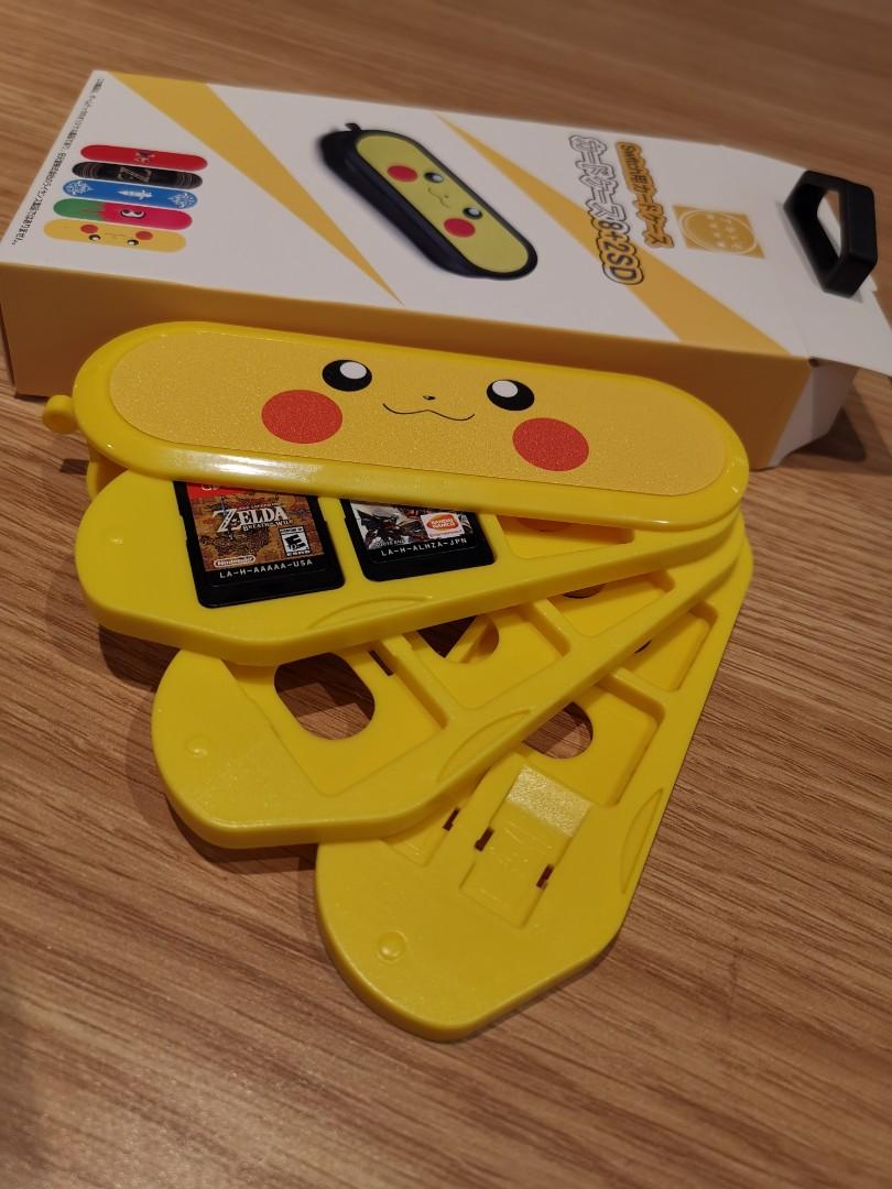 Pikachu switch game card case, Video Gaming, Video Game Consoles ...