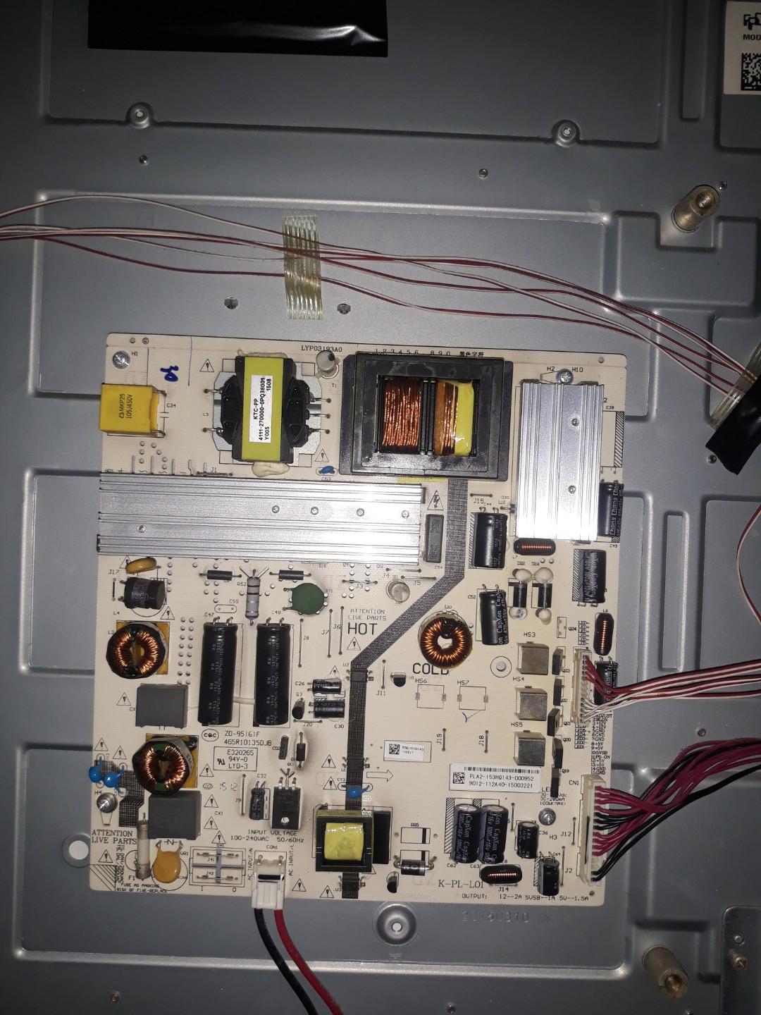 Power board Philips led TV, TV & Home Appliances, TV & Entertainment ...