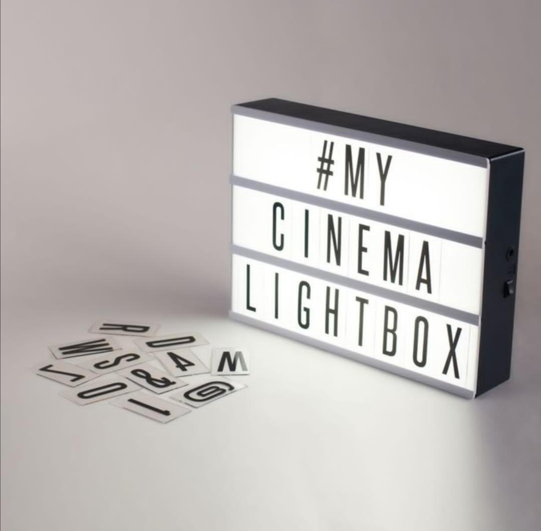 (Rental) A4 Lightbox - A4 Led Message Light box + Warm fairy lights(5m ...