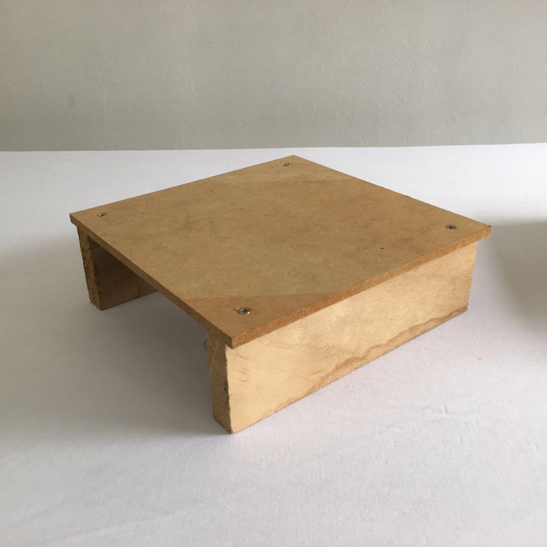 Self made wooden raised platform, Furniture & Home Living, Furniture ...