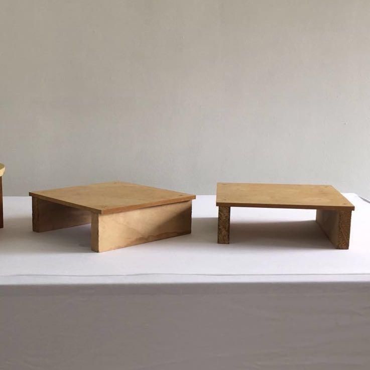 Self made wooden raised platform, Furniture & Home Living, Furniture ...