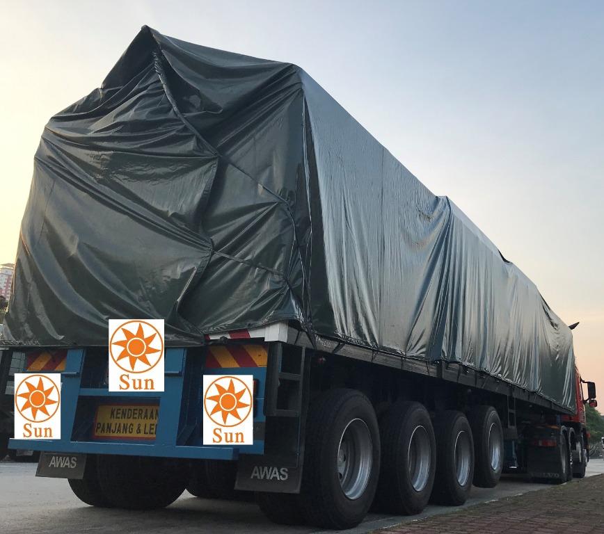 Super A Green OD 12ft x 20ft Canvas Nylon Sheet Only PVC Tarpaulin ...