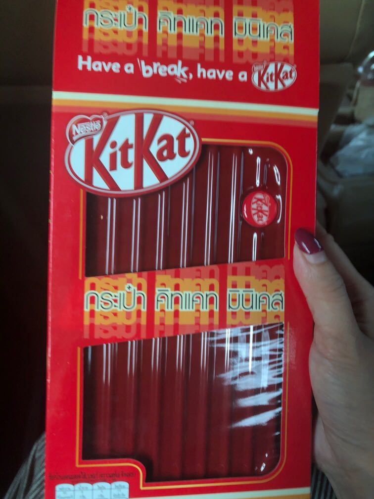 Thailand Kit Kat Mini Luggage Bag, Everything Else on Carousell