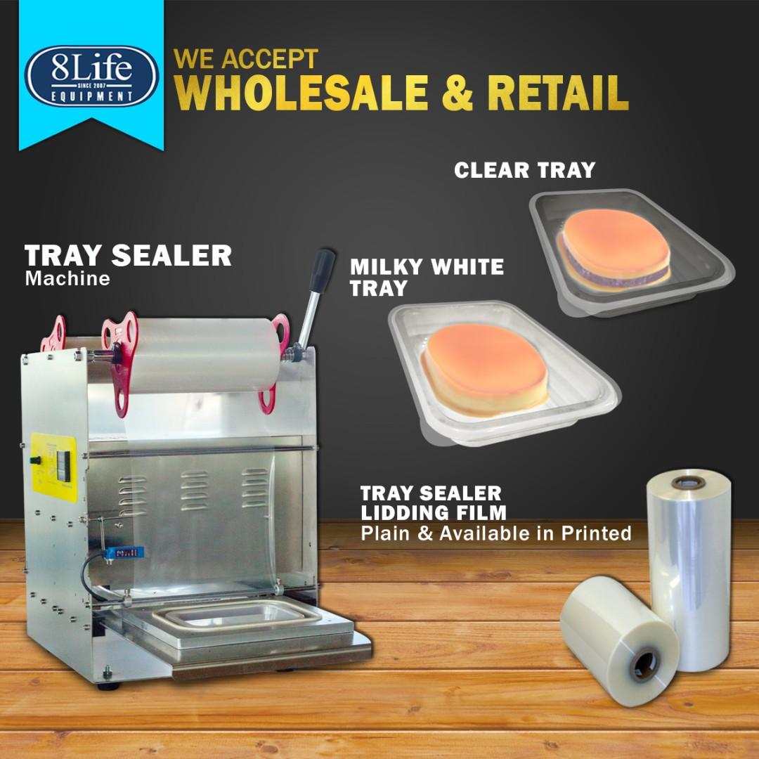 Tray Sealer Tray Sealing Machine for leche flan graham de leche mango ...