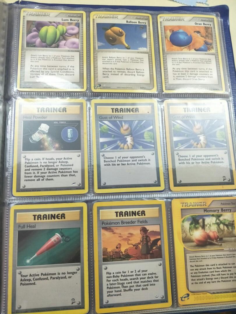 Vintage Rare Pokémon Trainer Cards, Hobbies & Toys, Toys & Games on ...