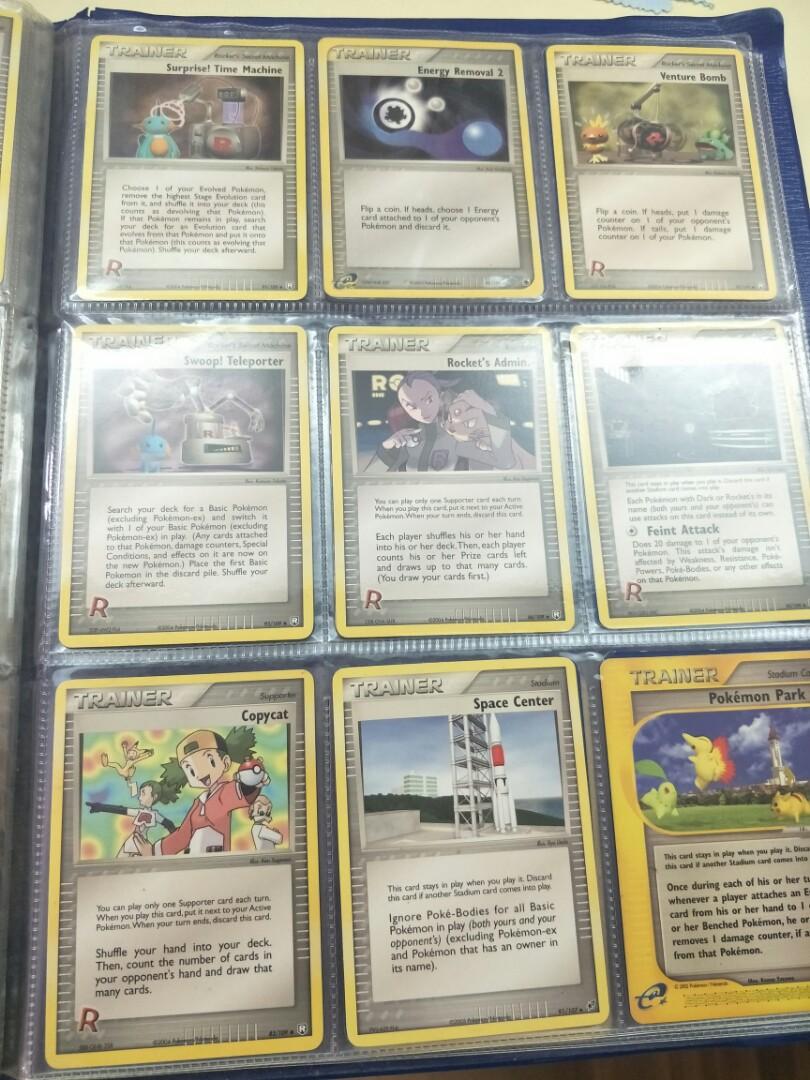 Vintage Rare Pokémon Trainer Cards, Hobbies & Toys, Toys & Games on ...