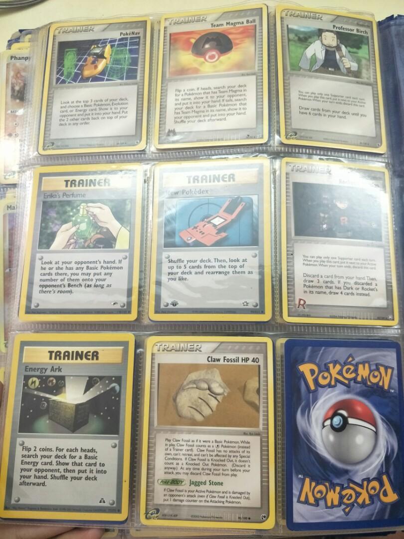 Vintage Rare Pokémon Trainer Cards, Hobbies & Toys, Toys & Games on ...