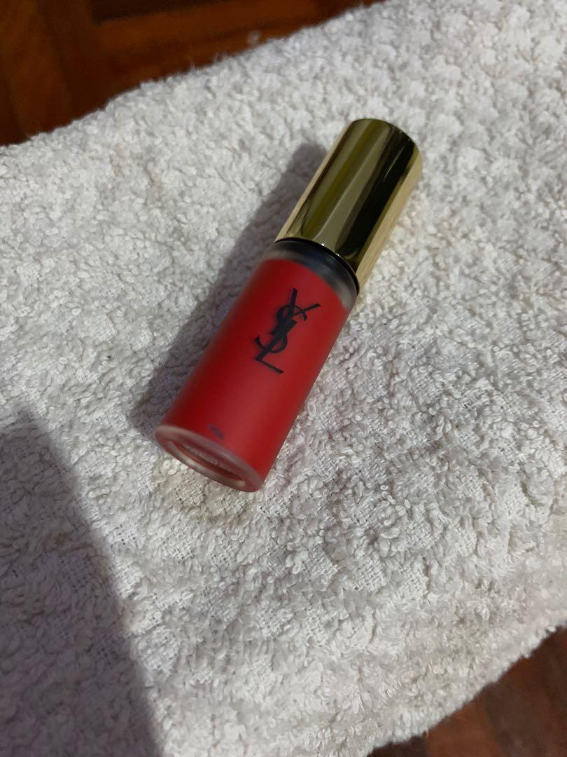 YSL mini lip stain, Beauty & Personal Care, Face, Makeup on Carousell