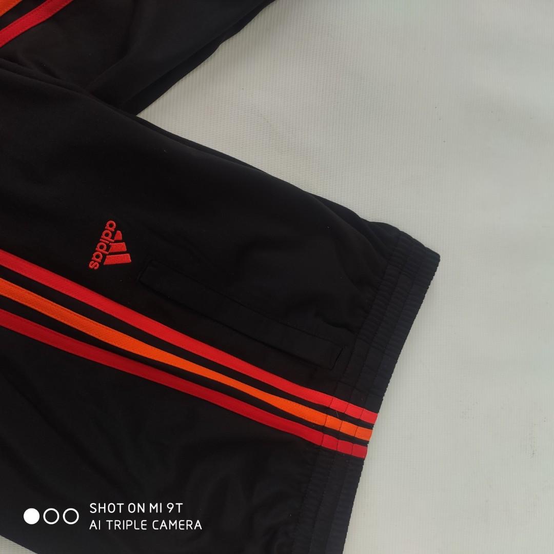 ADIDAS ORANGE OMBRE STRIPES LINE TRACK PANTS/TRACK PANTS, Men's Fashion ...