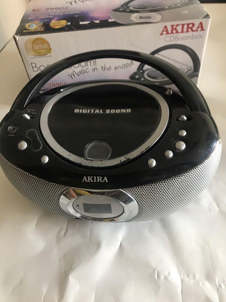 AKIRA CD Radio Boombox, Audio, Portable Music Players on Carousell